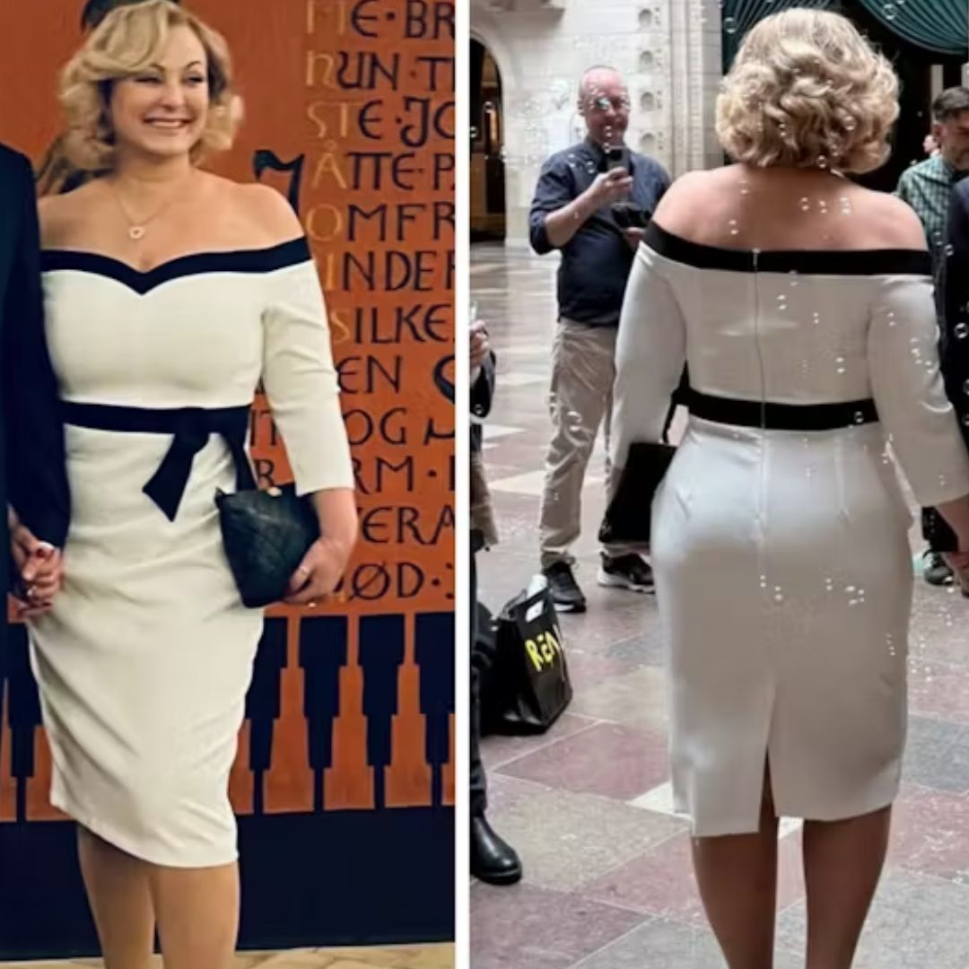 Stéphanie Surruge om sit bryllupsoutfit: Jeg holdt den franske fane ...